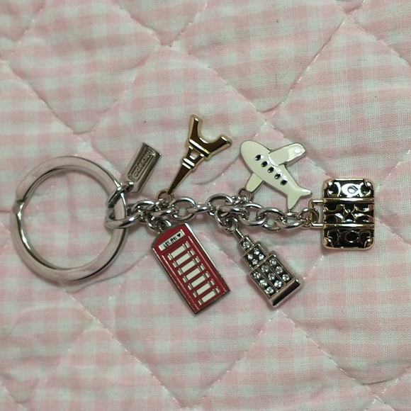 Coach | Accessories | Coach Travel Charms Mix Keychain Bag Charm | Poshmark